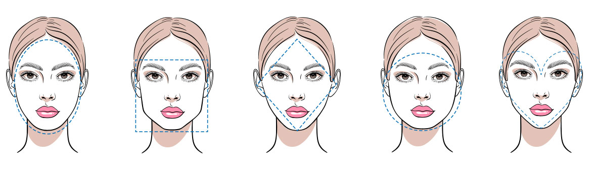 Geriausios šukuosenos pagal jūsų veido formą